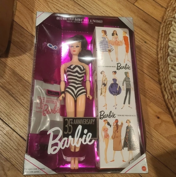 Mattel | Toys | New 35th Anniversary Barbie Reproduction Of Original ...